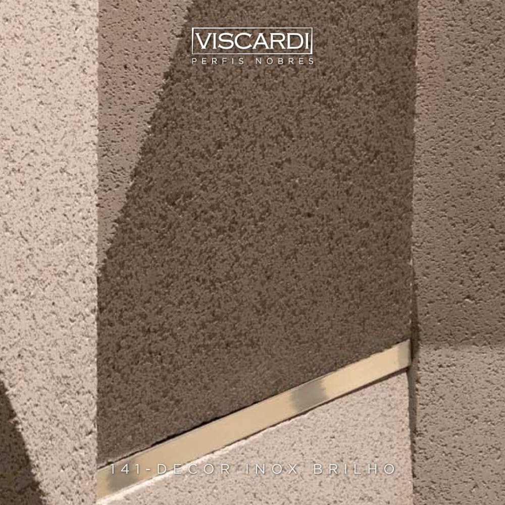 141 – PERFIL VISCARDI DECOR INOX BRILHO – AMBIENTE 3 – Perfis Viscardi