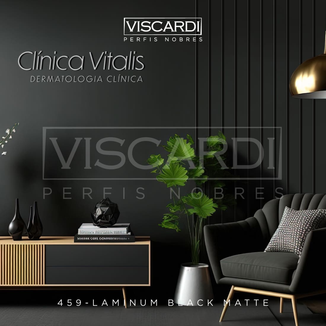 Perfil Laminum Black Matte – Perfis Viscardi